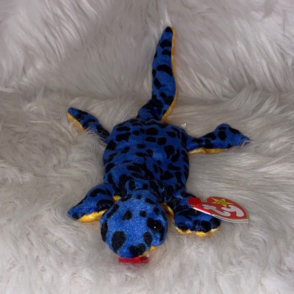 Ty | Toys | Vintage 995 Ty Beanie Babies Lizzy The Lizard 433 New ...